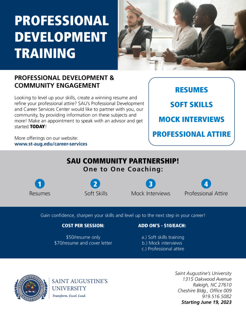 Professional Development Workshop Flyer